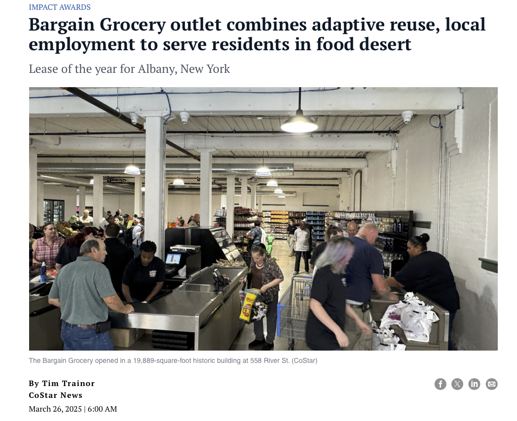 Bargain Grocery In Troy Named Costar Impact Lease of The Year ...